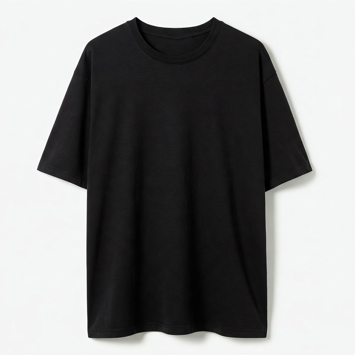 Camiseta Masculina Oversized Preto | FRANCA DISTRIBUIDORA