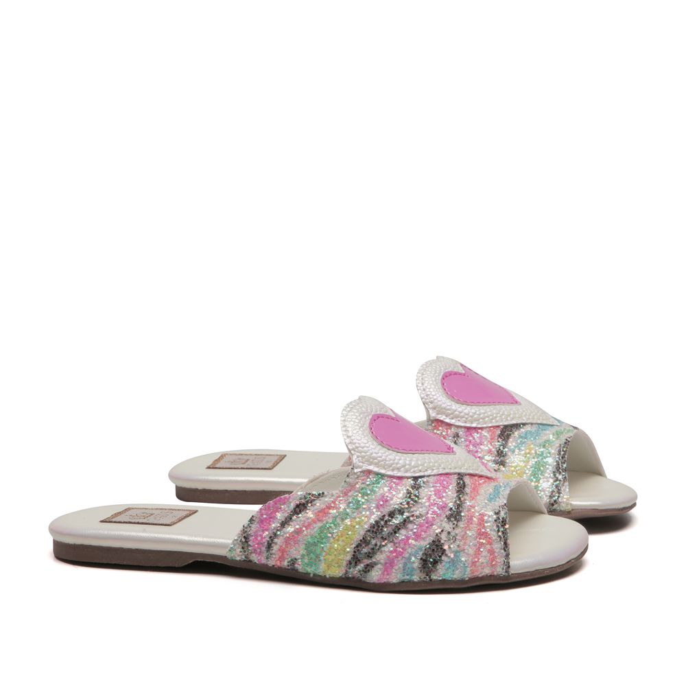 Flat Coração Galáctica Zebra Infantil Gats | GATS