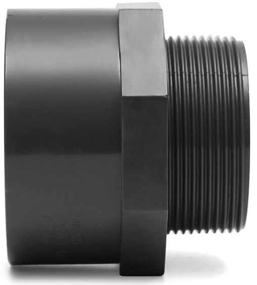 Adaptador Macho (PVC-U) - 90mm x 3" | GOLDEN DRIP