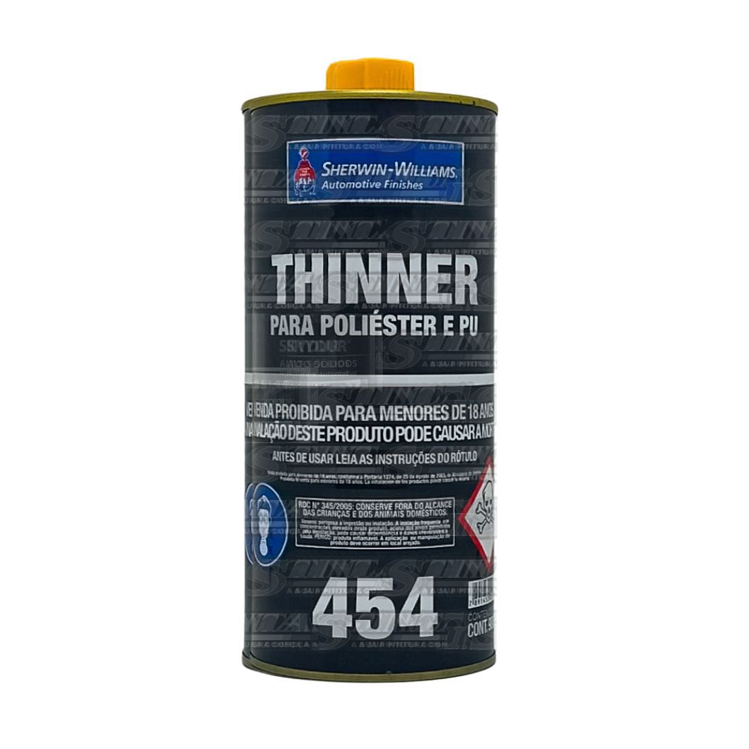 SHERWINWILLIAMS THINNER P/ PU TH454 900ML | GS TINTAS