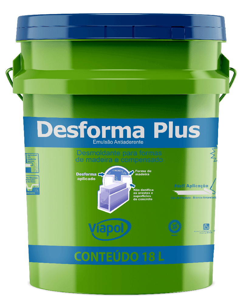 DESMOLDANTE DESFORMA PLUS 18L VIAPOL | Impermix | Materiais de Construção
