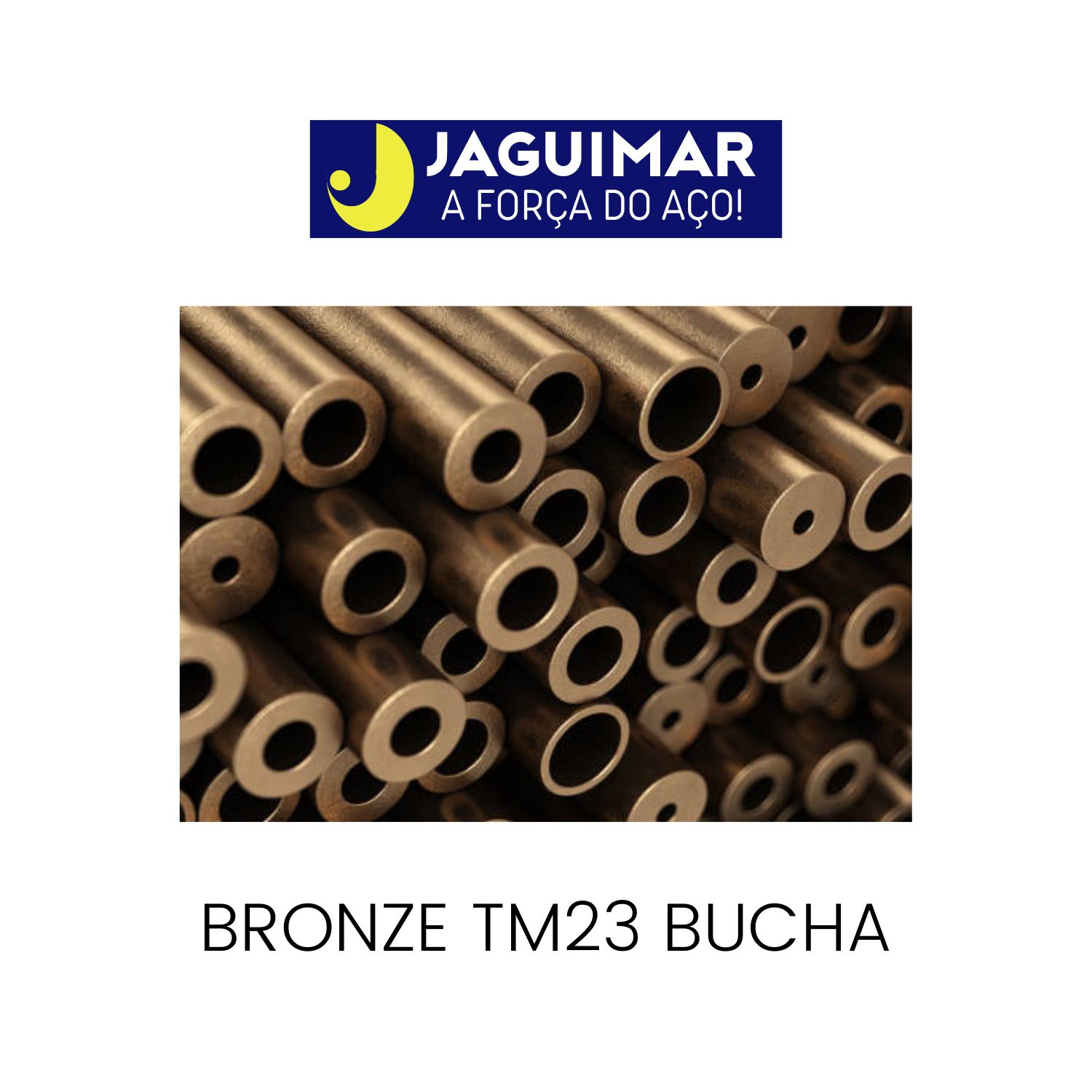 BRONZE TM23 BUCHA 4" x 2" (101,60 x 50,80 mm) | JAGUIMAR AÇOS E METAIS