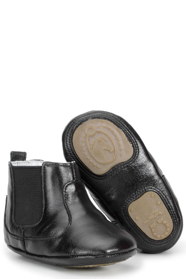 Botina Bebê Country Infantil Couro Legítimo Preto | JM Country