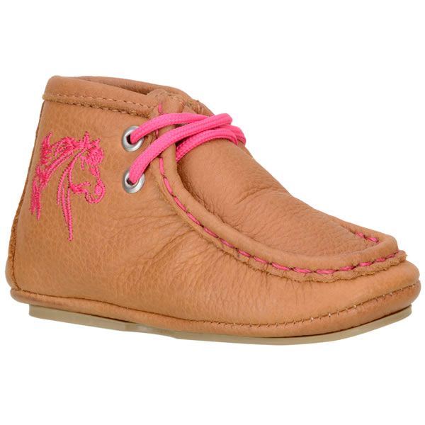 Bota Bebê Destroyer Couro Legítimo Castor Rosa | JM Country