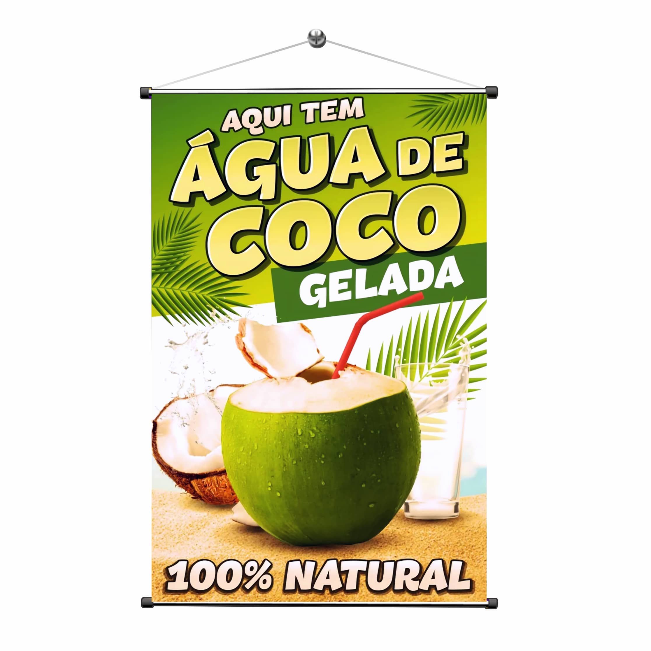 Banner Agua de Coco | KRadesivos