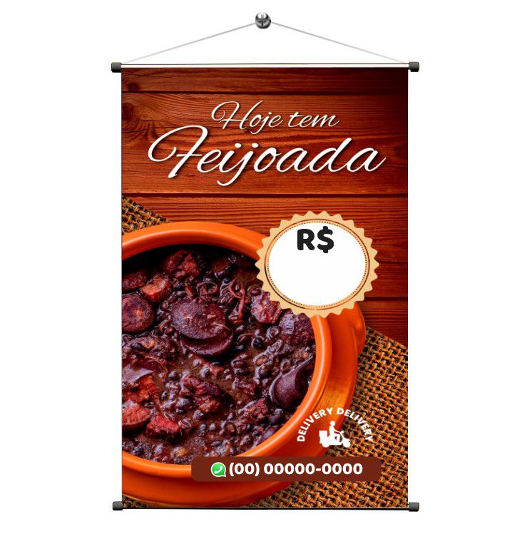 Banner Feijoada mod08 | KRadesivos