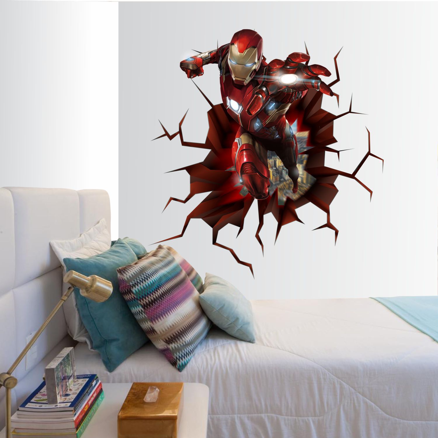 Adesivo Parede Decorativo Homem de Ferro | KRadesivos