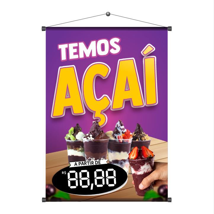 Banner Temos açaí mod.1 | KRadesivos