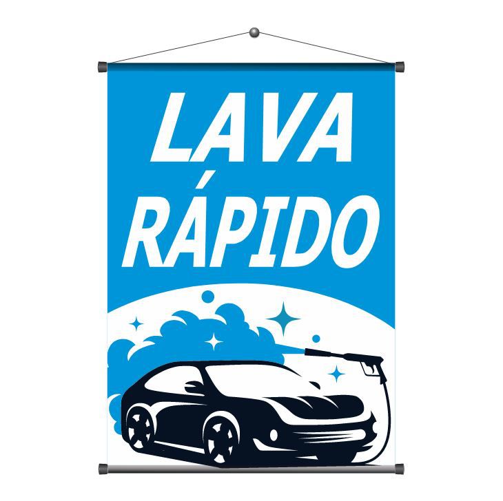 Banner Lava Rápido mod.1 | KRadesivos