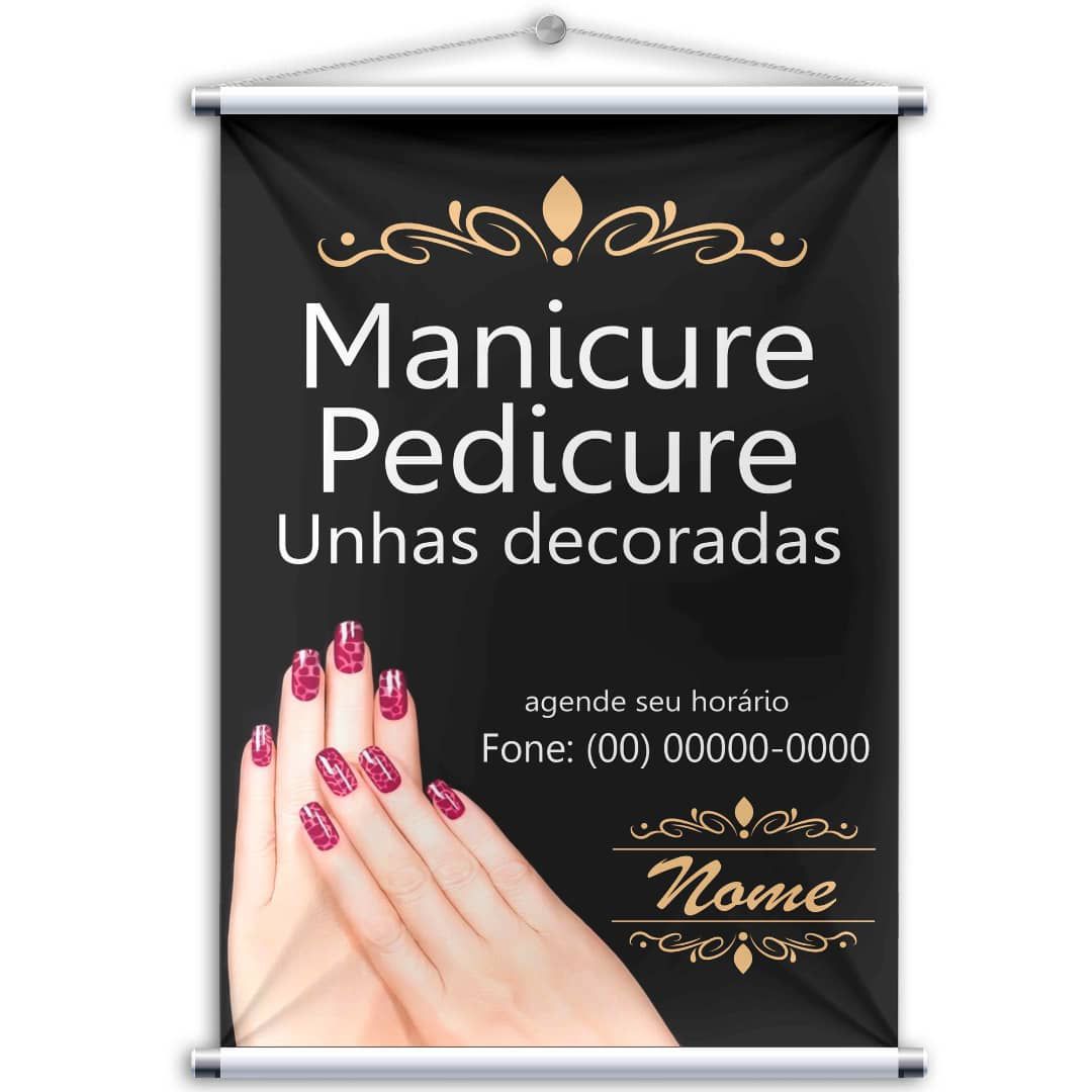 Banner Manicure unhas decoradas | KRadesivos