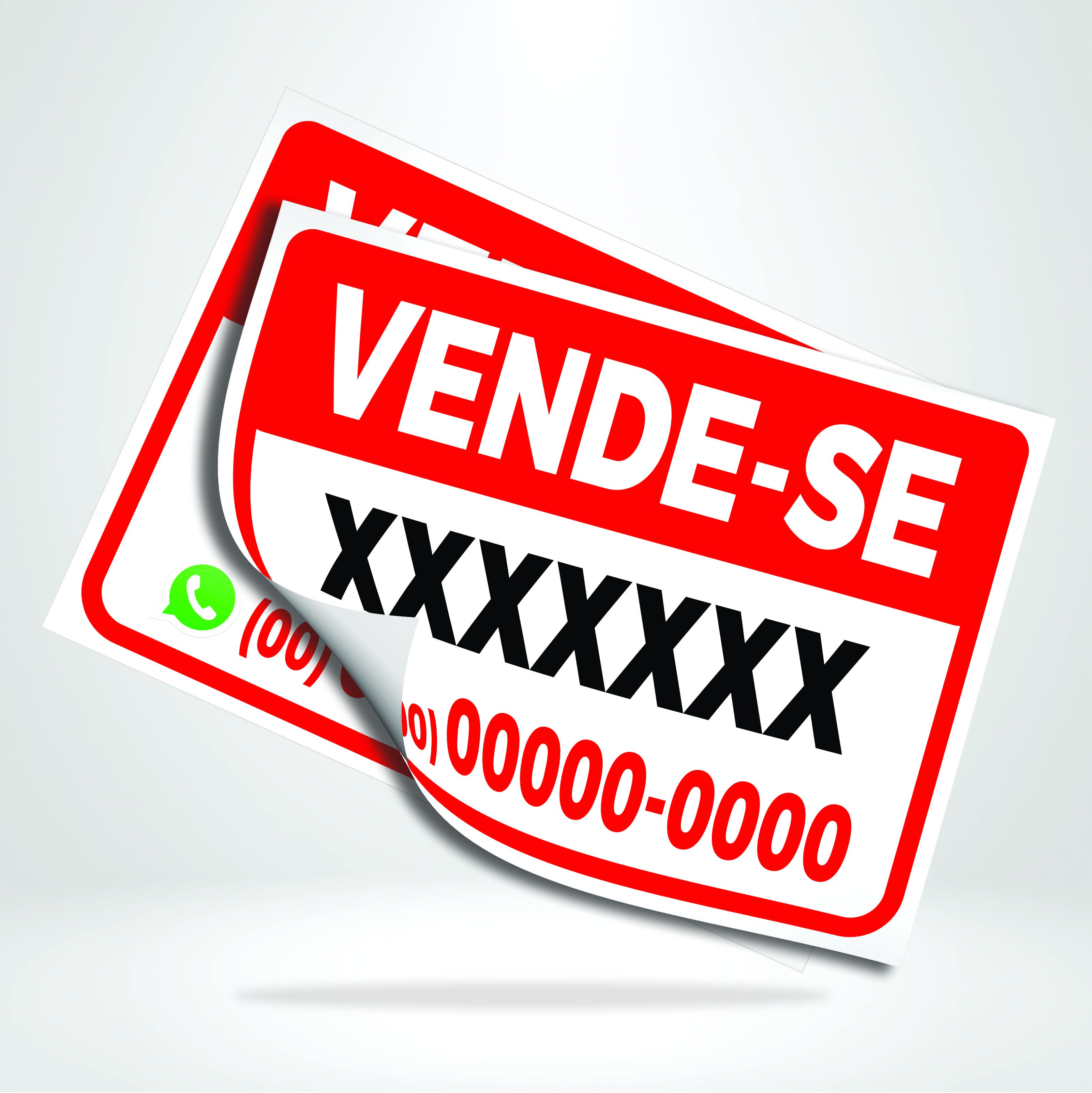 Adesivo Vende-se 40x30cm | KRadesivos