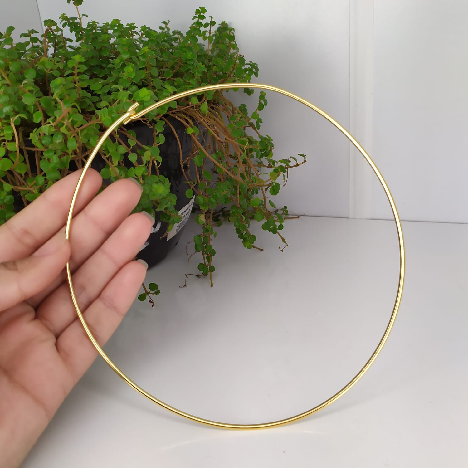 COLAR CHOKER ARO - COR DOURADO | Ktw Cristais