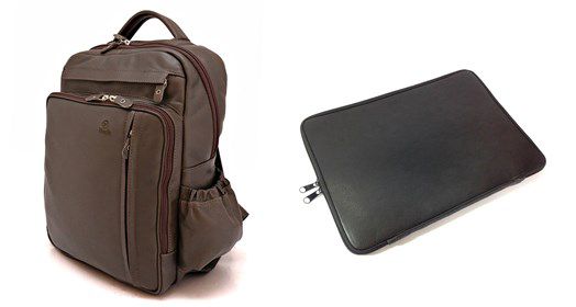 Mochila Rally Couro + Case Para Notebook 15.6" em Couro / LARGADÃO ...