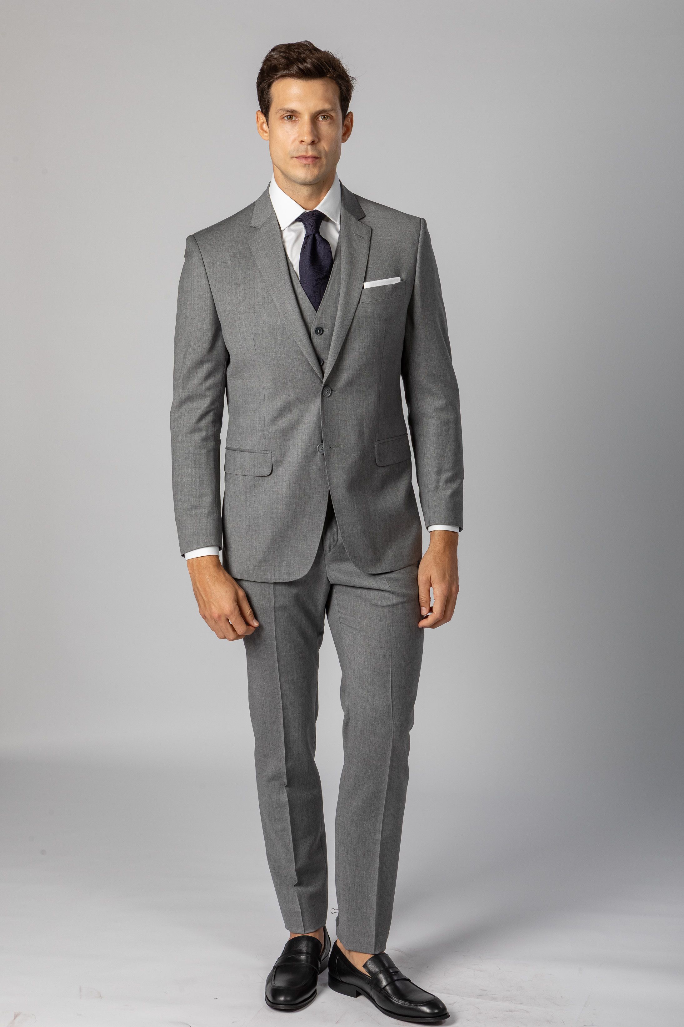 Terno Super 120 (Cinza Claro) | Diodato Alfaiataria