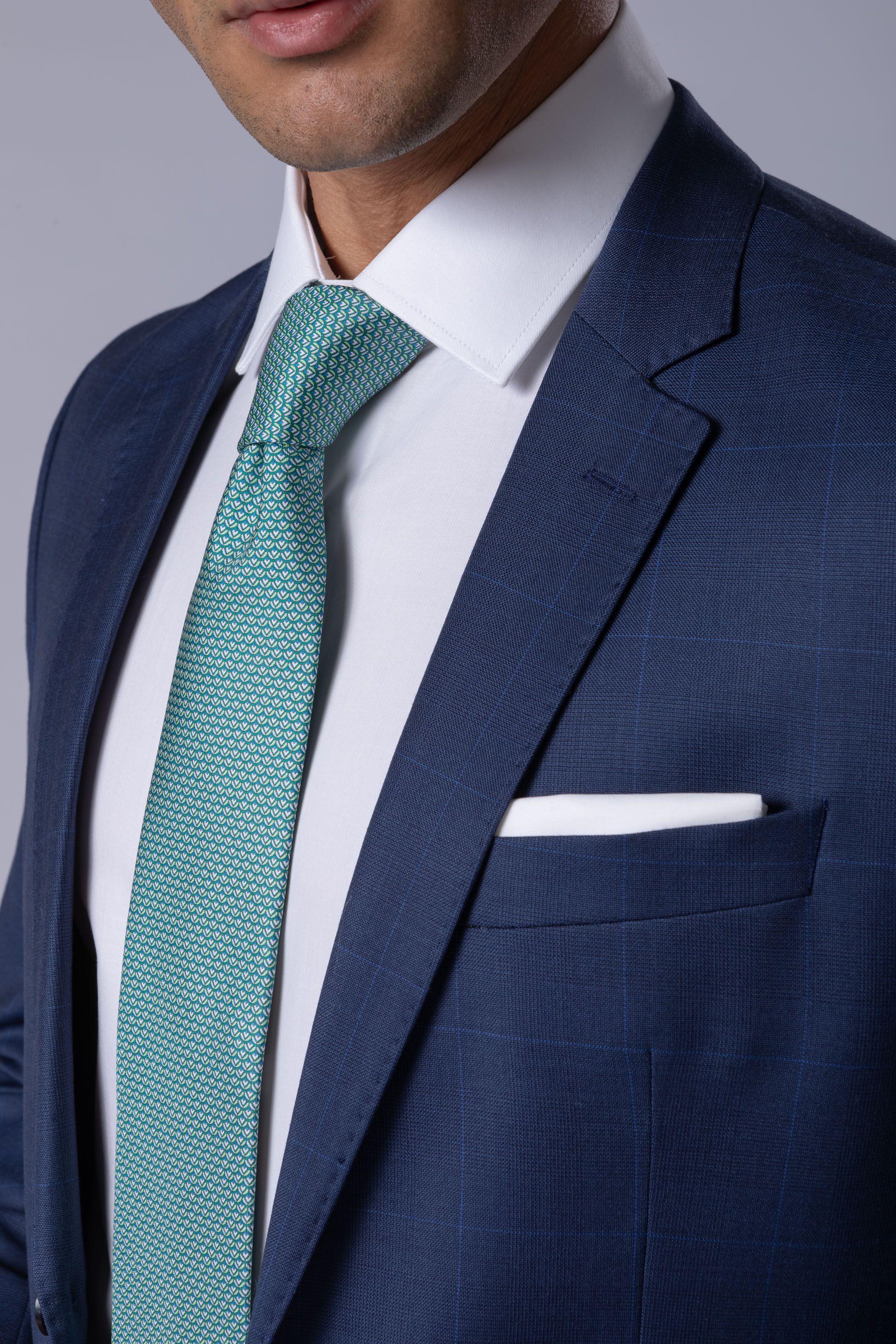 Gravata Seda Italiana Verde | Diodato Alfaiataria