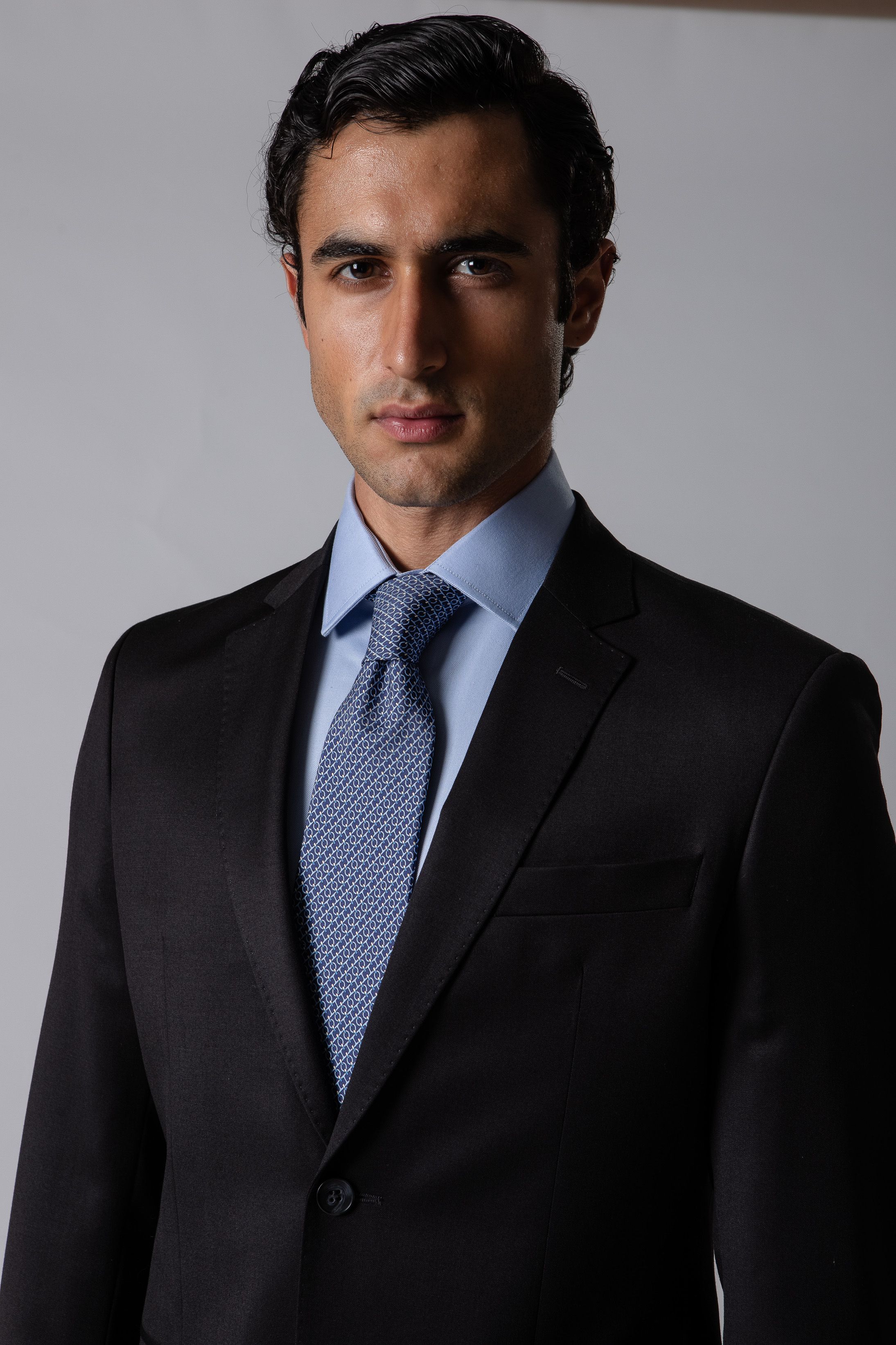 Gravata Seda Italiana Marinho | Diodato Alfaiataria