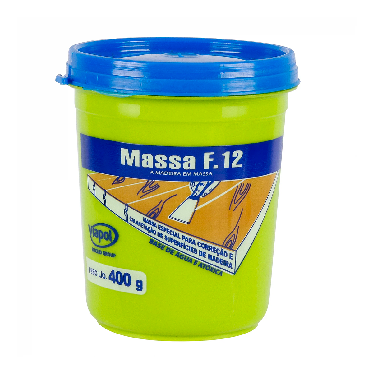 Massa Calafetar F12 Viapol 400G Branco - Loja Gomes