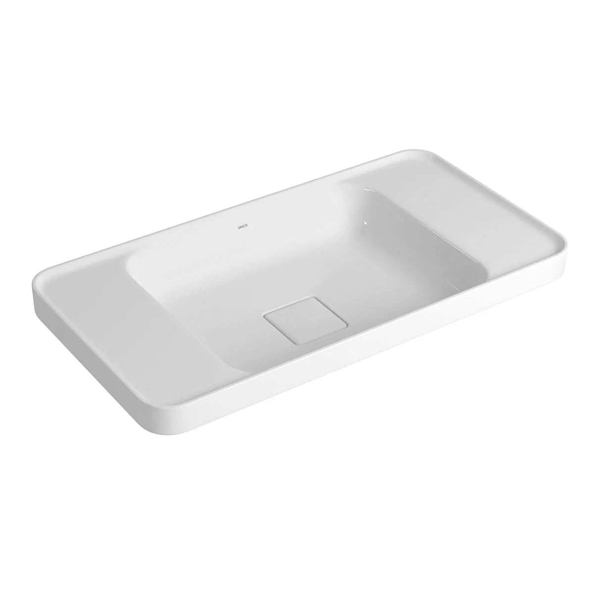 Cuba Deca Sobrepor Retangular L23062 17 Mesa Branco - Loja Gomes