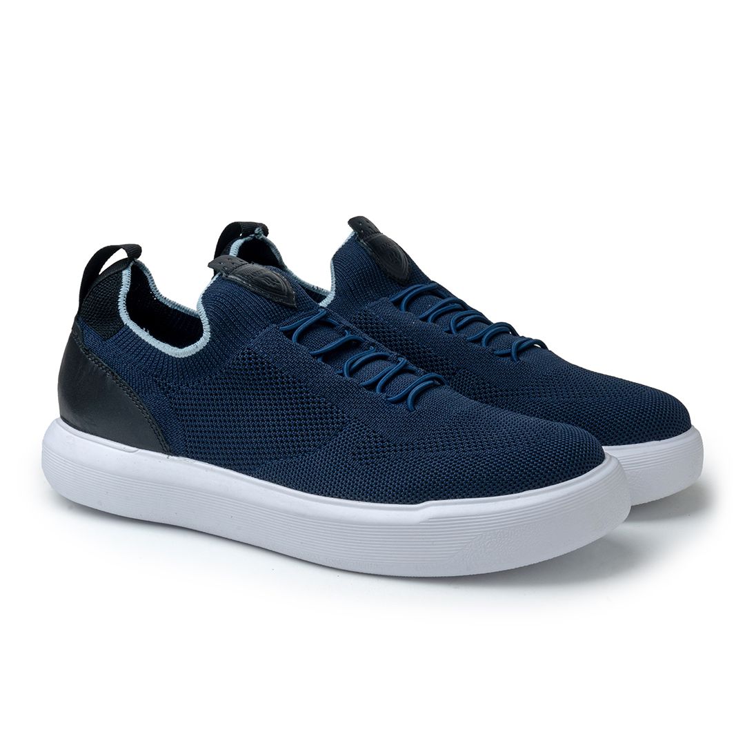 Tenis Casual Knit Cell Laroche - Azul | Calçados Laroche