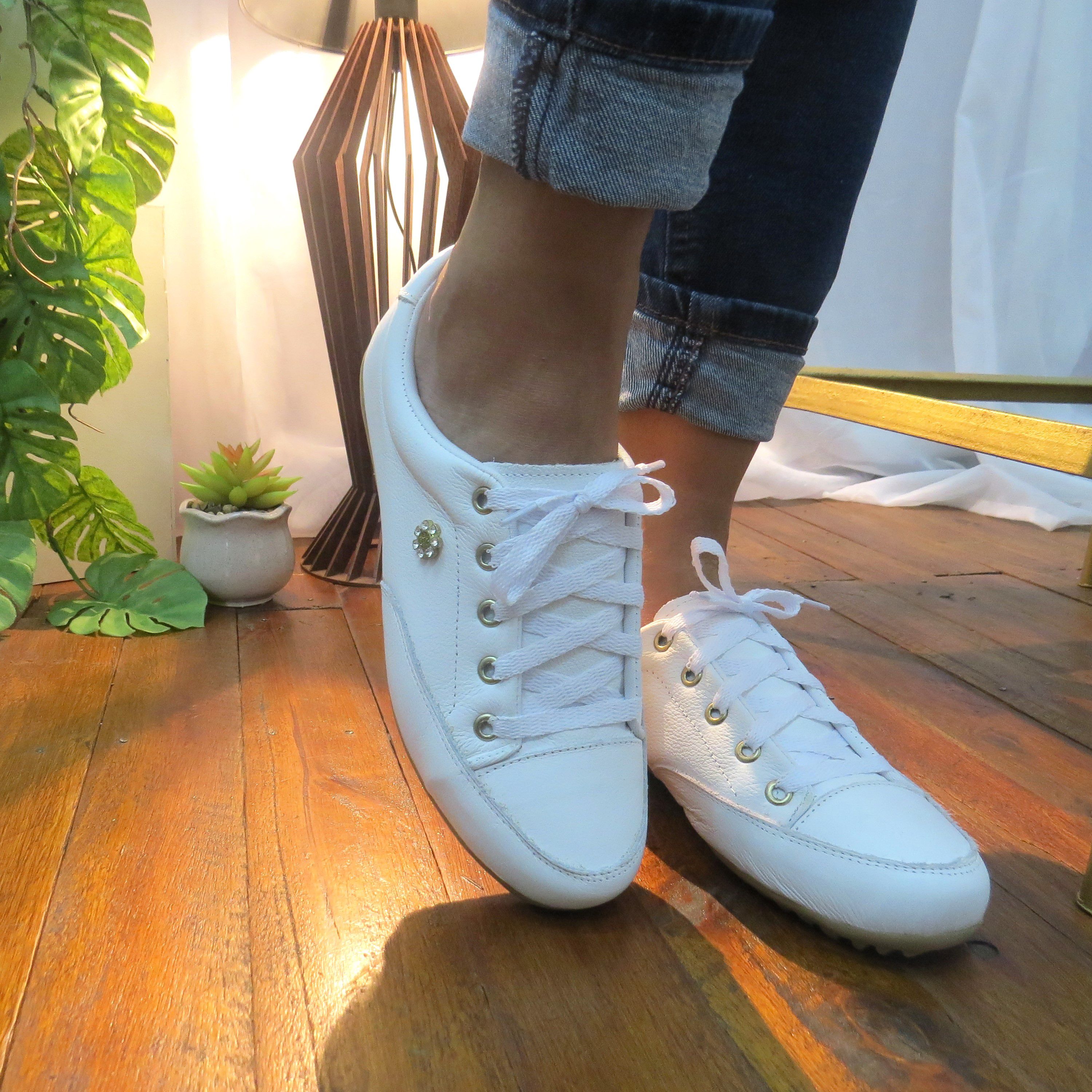 Tênis Casual Couro Legítimo | Loja Miuzzi