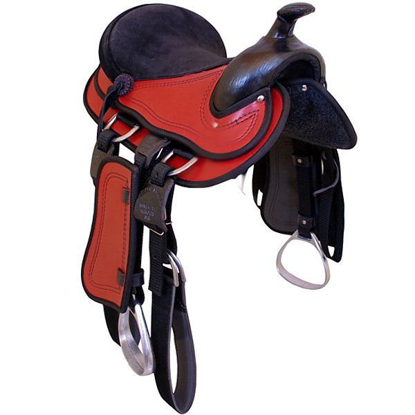 Sela Americana Patusca Infantil (Vermelha) | Atacado Selaria Pinheiro