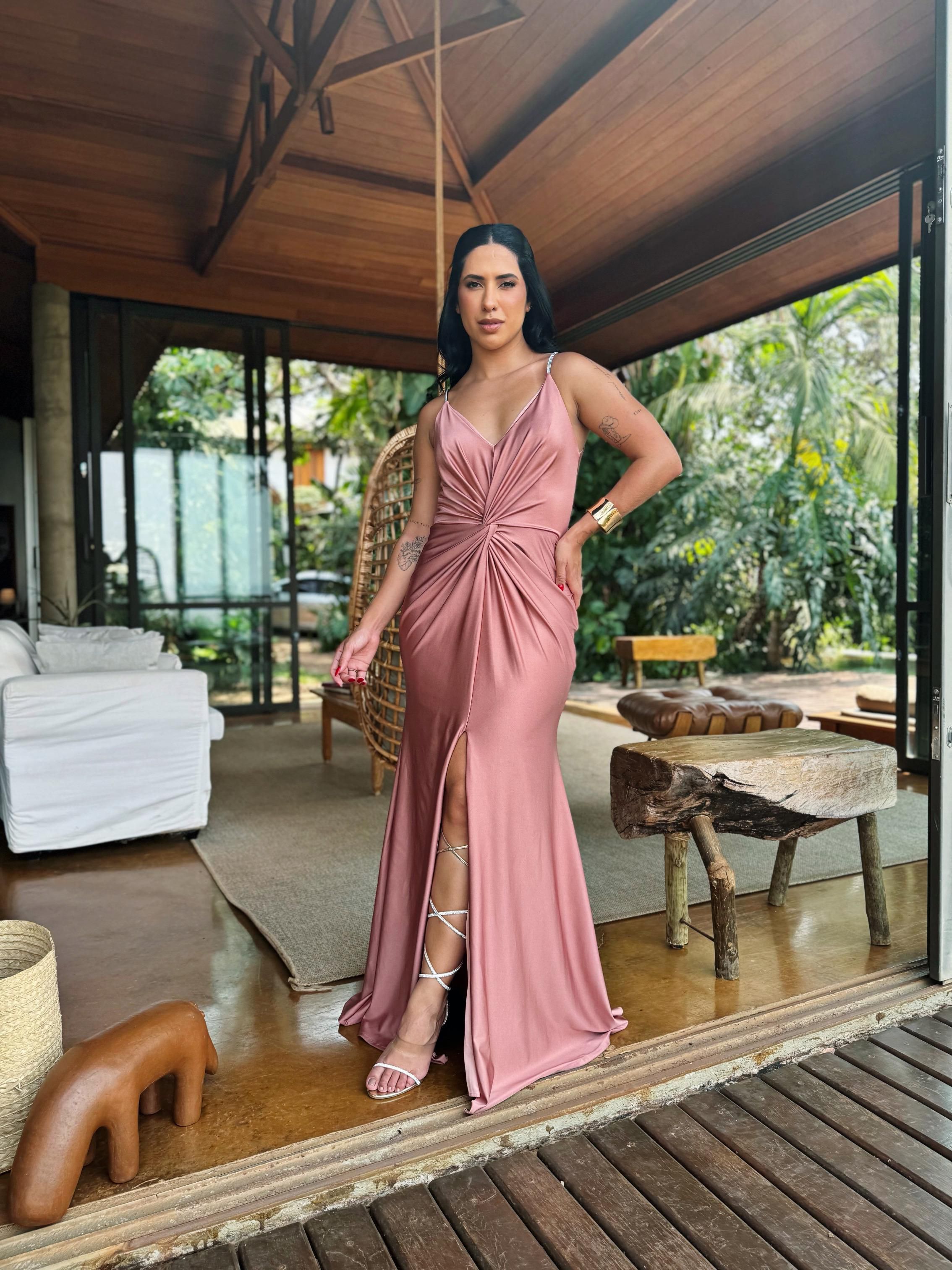 Vestido Sofia Rosê | Look de Luxo - Moda Feminina