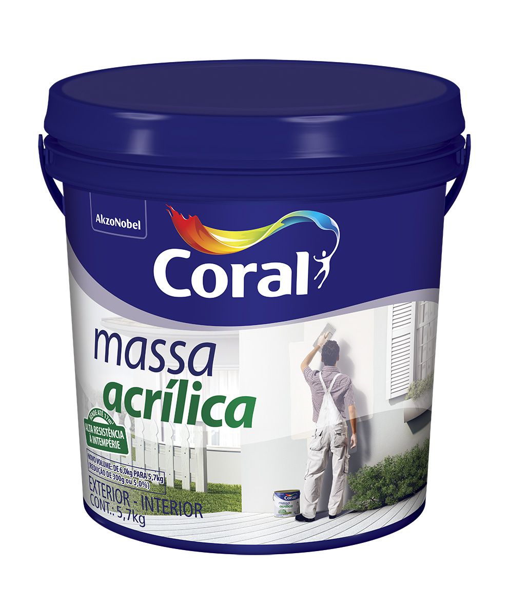 Massa Corrida Coral 5,7Kg | Luidar Tintas