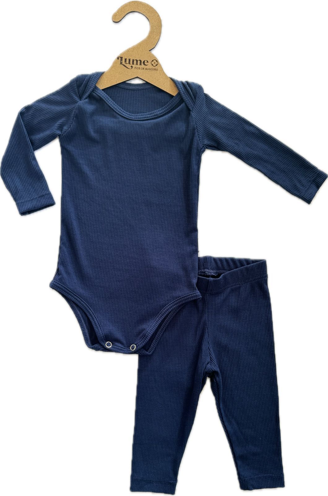 CONJUNTO CALÇA E BODY - AZUL MARINHO | LUME