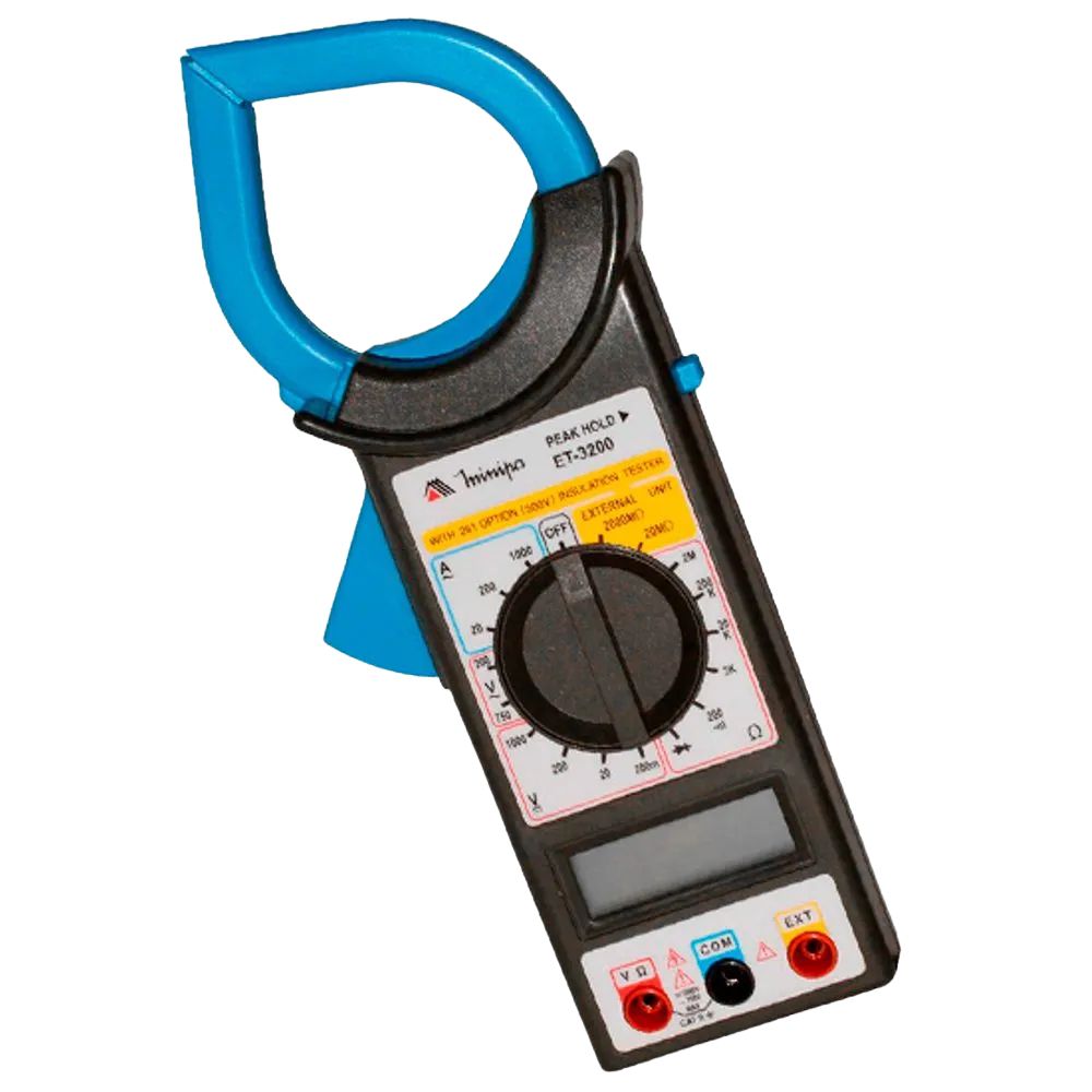 Alicate Amperímetro Digital 1000A ET-3200 Minipa | Mabore