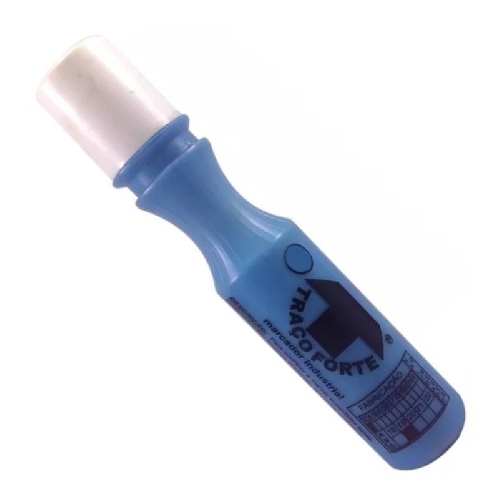 Marcador Industrial Azul - Traço Forte 3MM M26-AZ60-3 Baden | Mabore