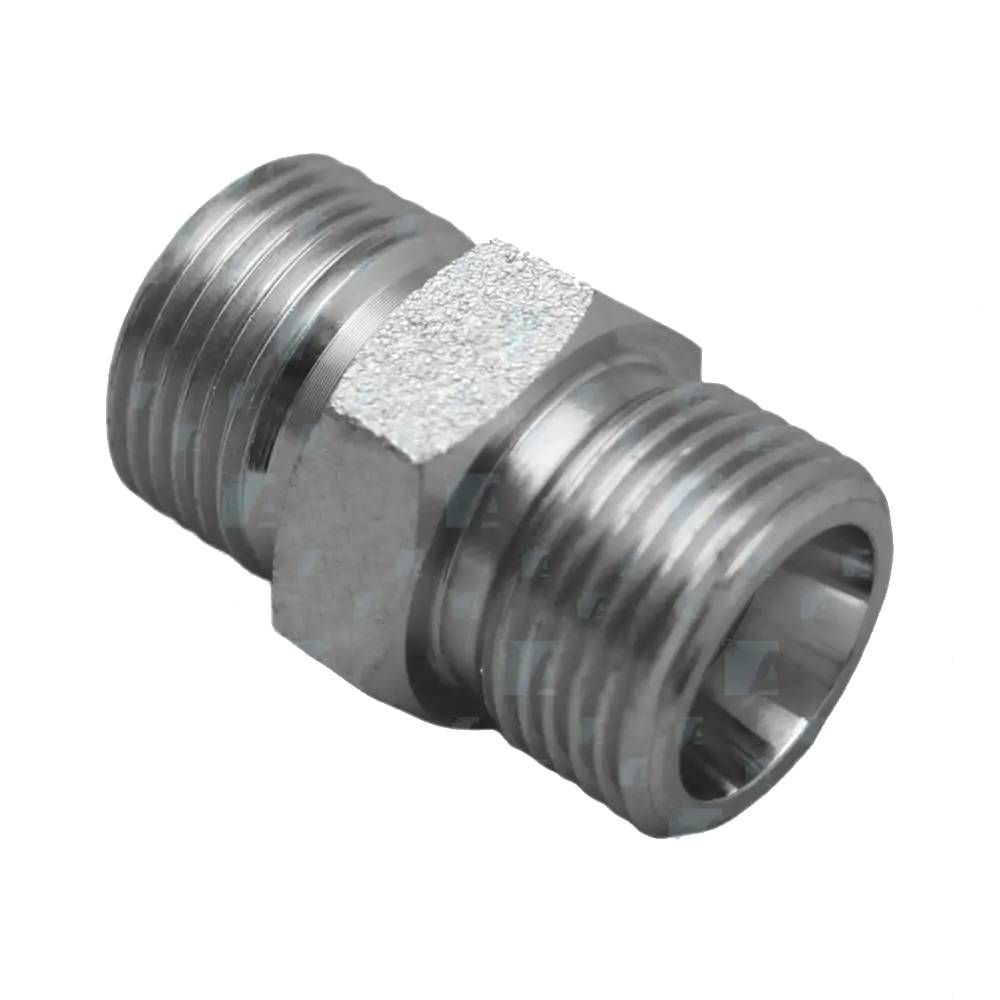 Adaptador Macho NPT - 1/2 Pol x JIC 37º 3/4 Pol 053.26110806 Lubefer ...