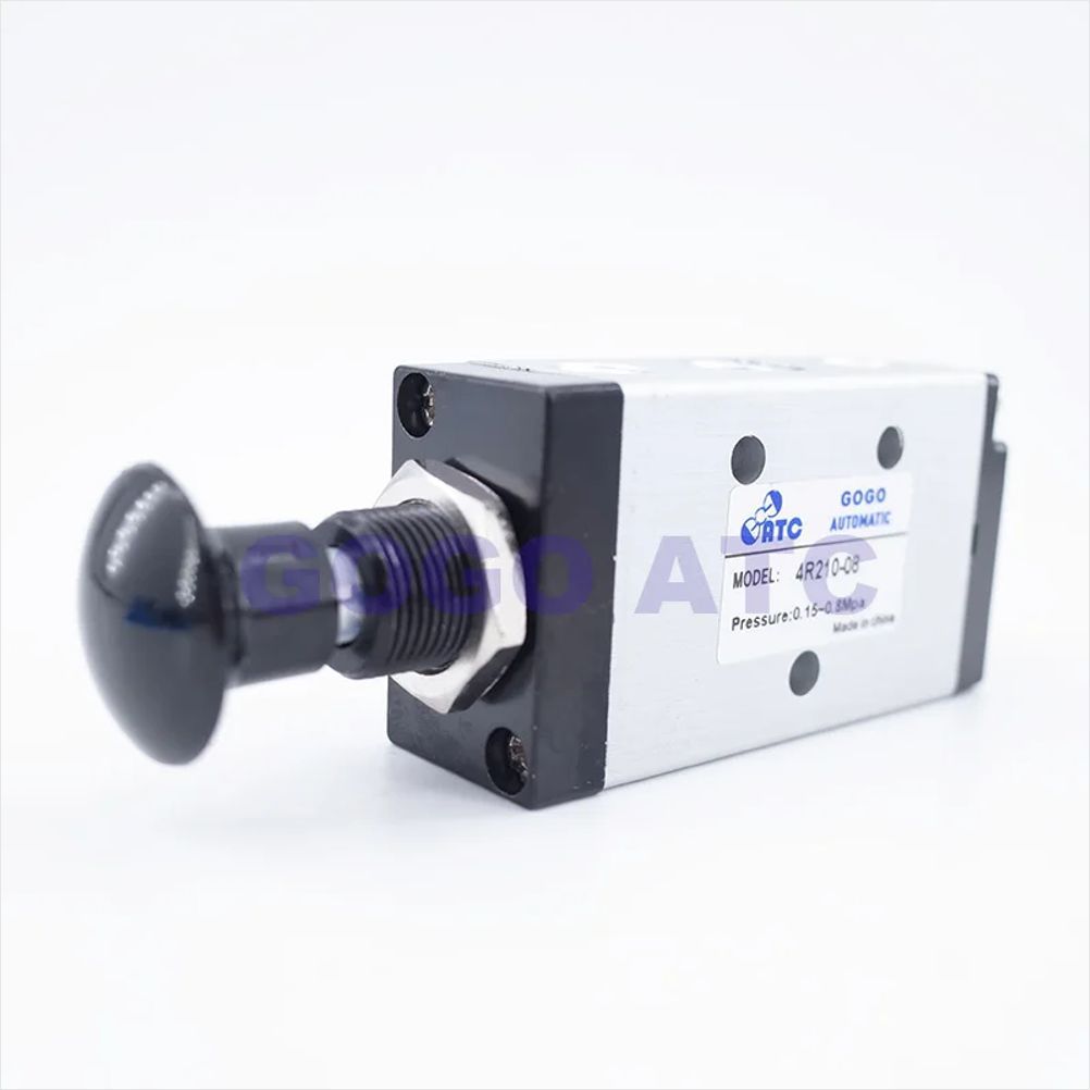 Válvula Manual 1/8 Polegada 3 Vias 3l110-06 Air Tac | Mabore