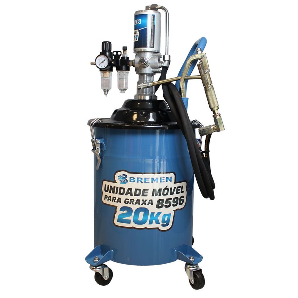 Propulsora Pneumática de Graxa com Tambor 20kg 8596 Bremen | Mabore