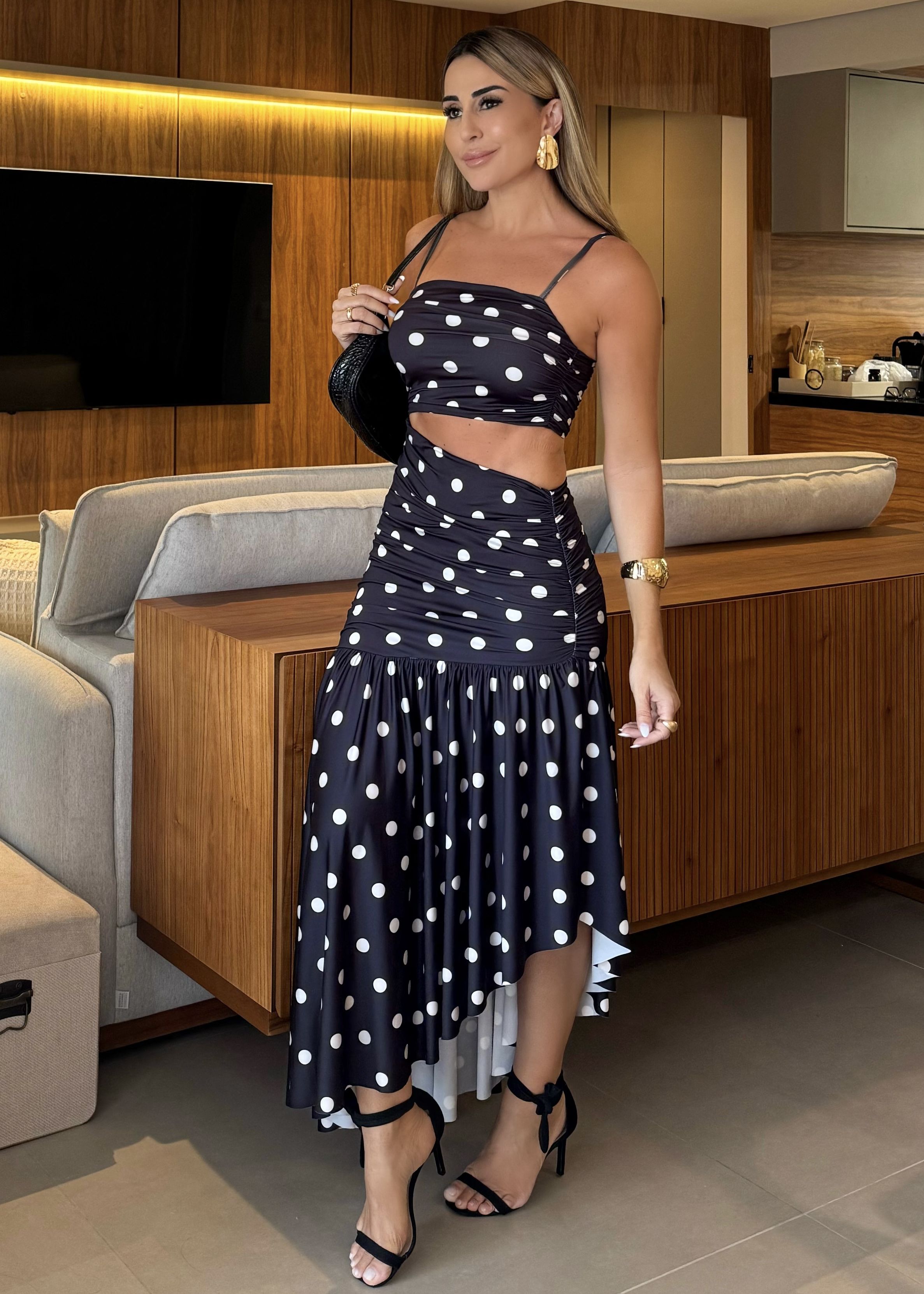 Vestido Midi Poá | MADONNA BASIC