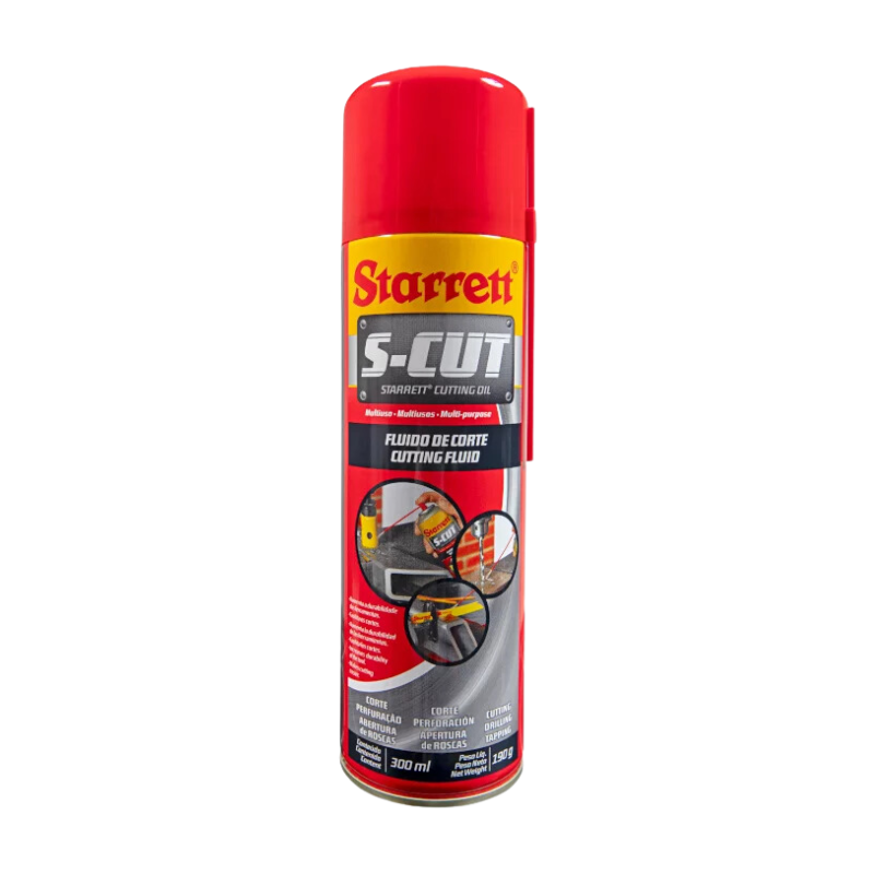 Fluido de corte S-CUT300 spray 300ml Starrett | Comercial Salla
