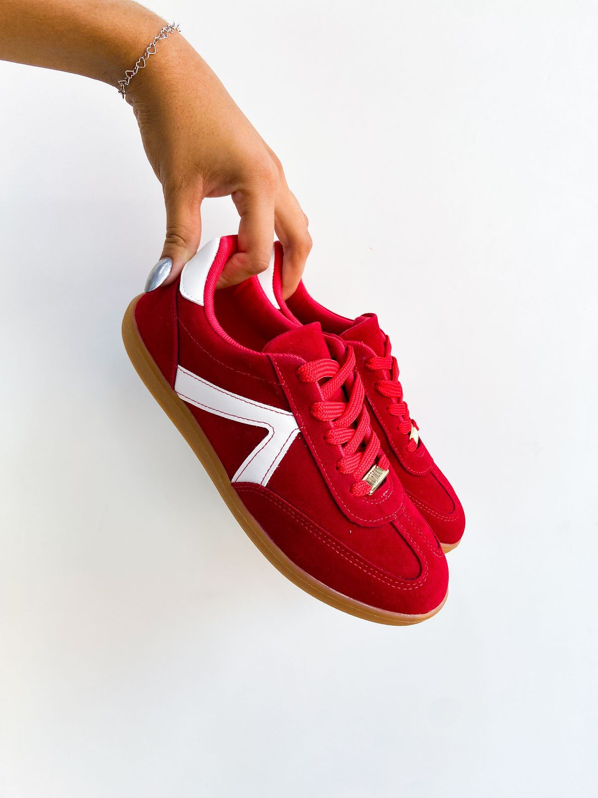 Tenis Stella VERMELHO CAMURÇA | Morena Brasil Shoes