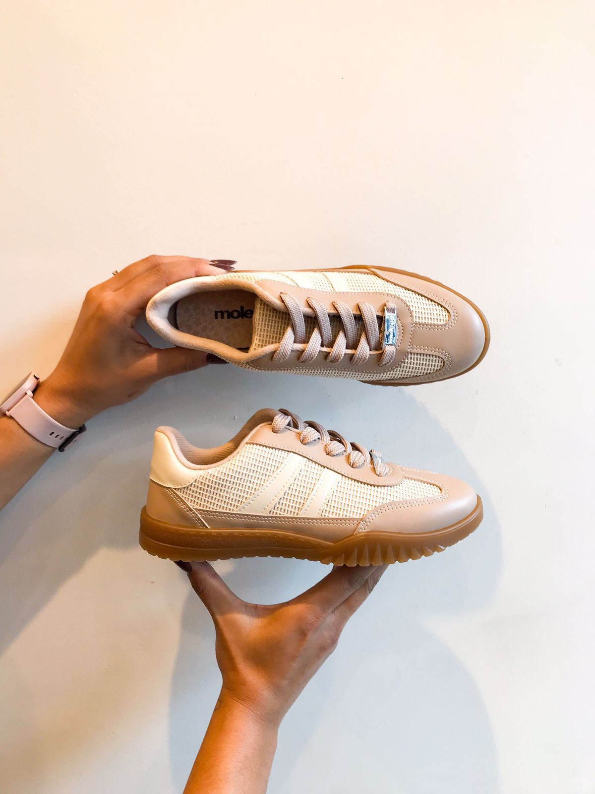 Tenis Brenda CREME,BEGE | Morena Brasil Shoes