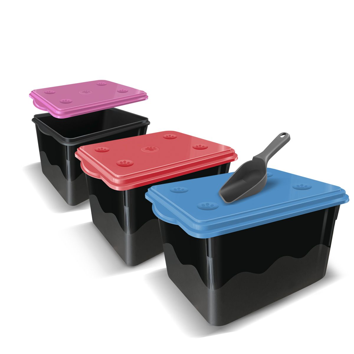 MecBox Caixa Organizadora Container Até 10 Kg 20 Litros Resistente | MecPet