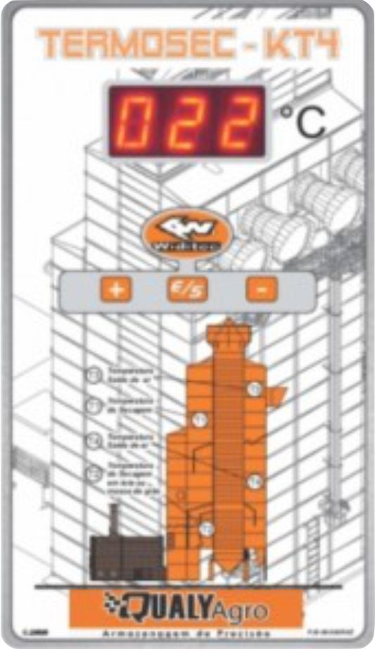 Termômetro Secador KT4 | Mgtec Equipamentos Agroindustriais