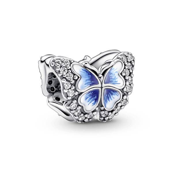 Charm Pandora Borboleta Azul Brilhante