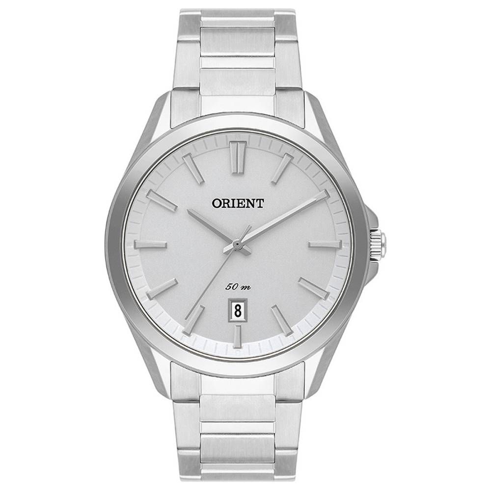 Relógio Orient Masculino Aço Eternal Mostrador Branco MBSS1390