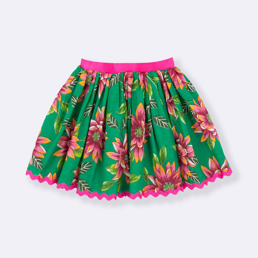 Saia Chita Vem Pro Arraiá verde bandeira | Minibossa