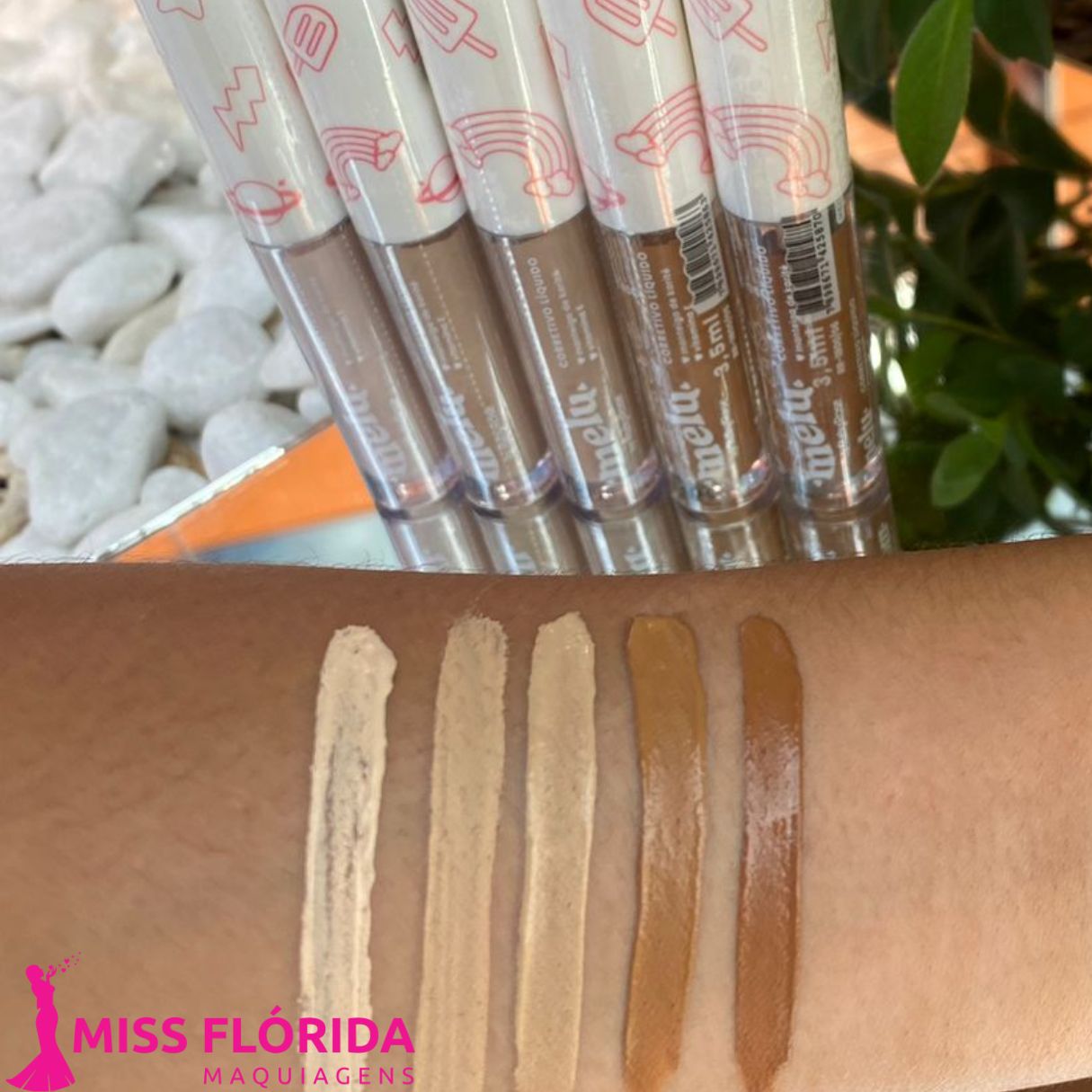 Corretivo liquido Melu Ruby Rose | MISS FLÓRIDA MAQUIAGENS