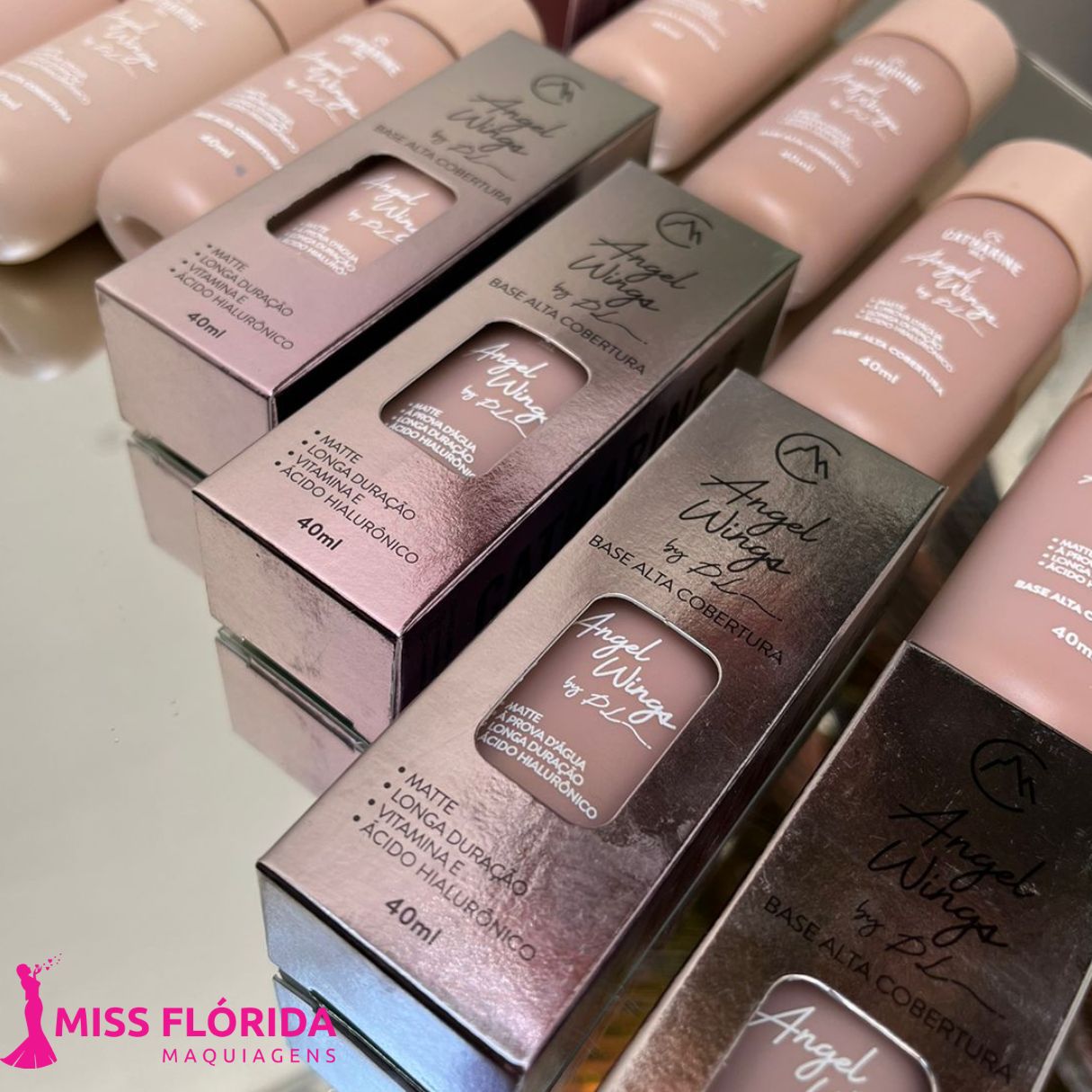 Base Alta cobertura Angel Wings Catharine Hill | MISS FLÓRIDA MAQUIAGENS