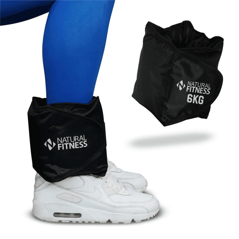 Par de Caneleiras de Peso NaturalFitness 12kg Total (6kg Cada) com ...