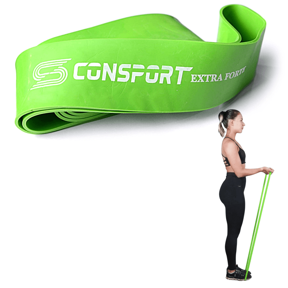 Elástico Power Band Verde Extra Forte Consport – Faixa de Resistência ...