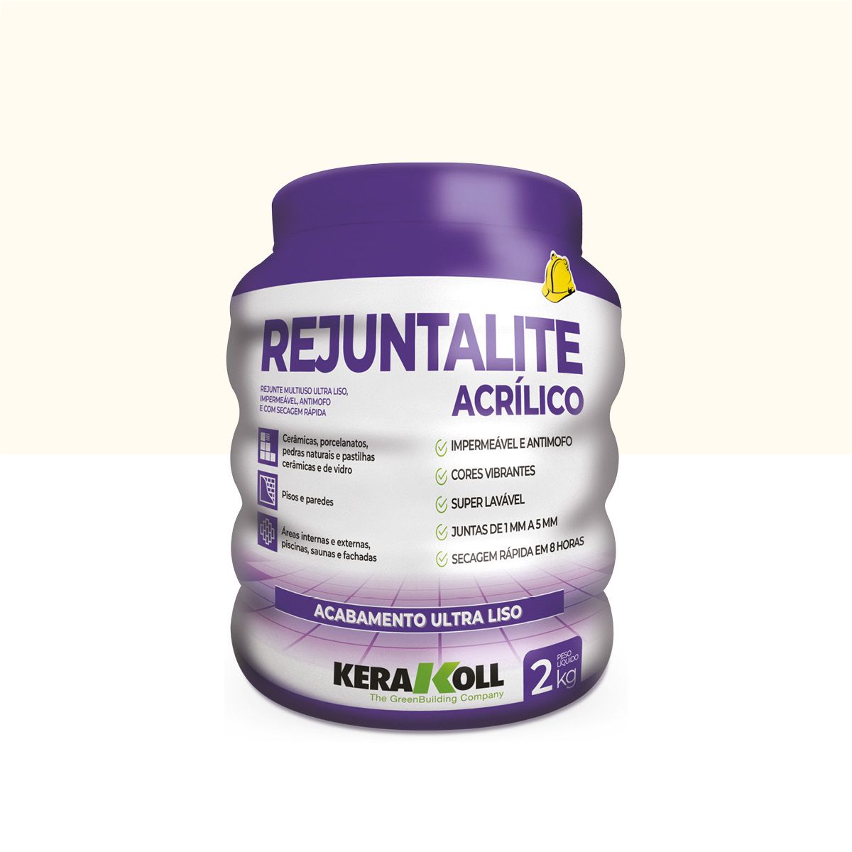 Rejunte Rejuntalite Acrílico kerakoll - Palha PT 2KG | NetKoll