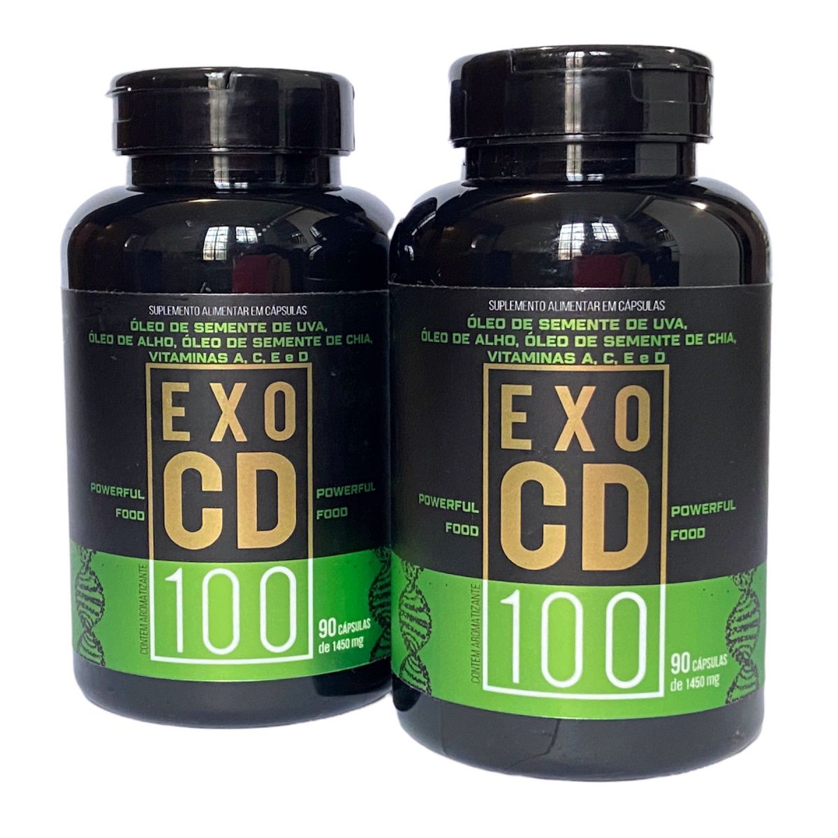 2 frascos de Suplemento alimentar EXO CD 100 - 100% Natural - Aumenta a ...
