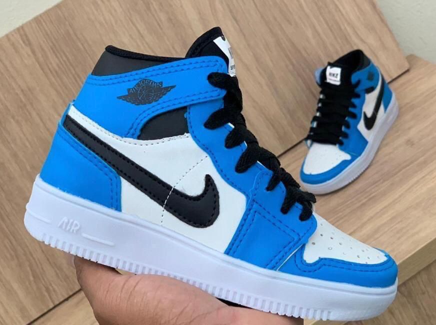 Tênis Botinha Jordan Azul | Nina Store Multimarcas