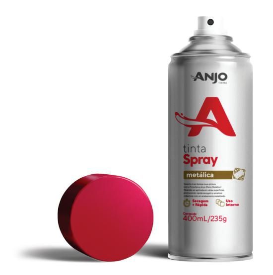 TINTA SPRAY ANJO METALICA OURO CLASSICO 400ML - ANJO | Nobel Tintas
